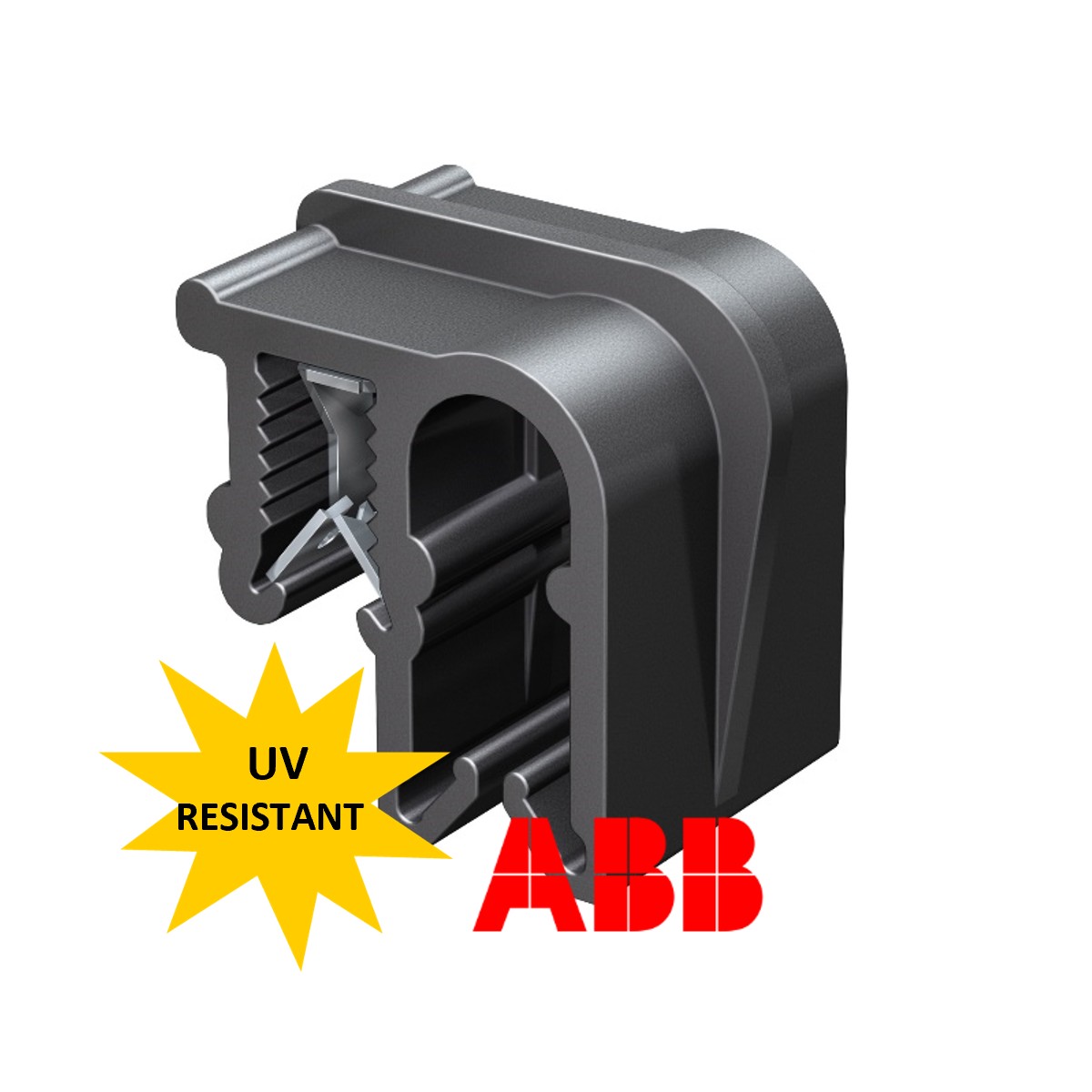 E-Klips® Solarclips mit Kabelbinderhalterung oben & seitlich EK-MPEC4 ...